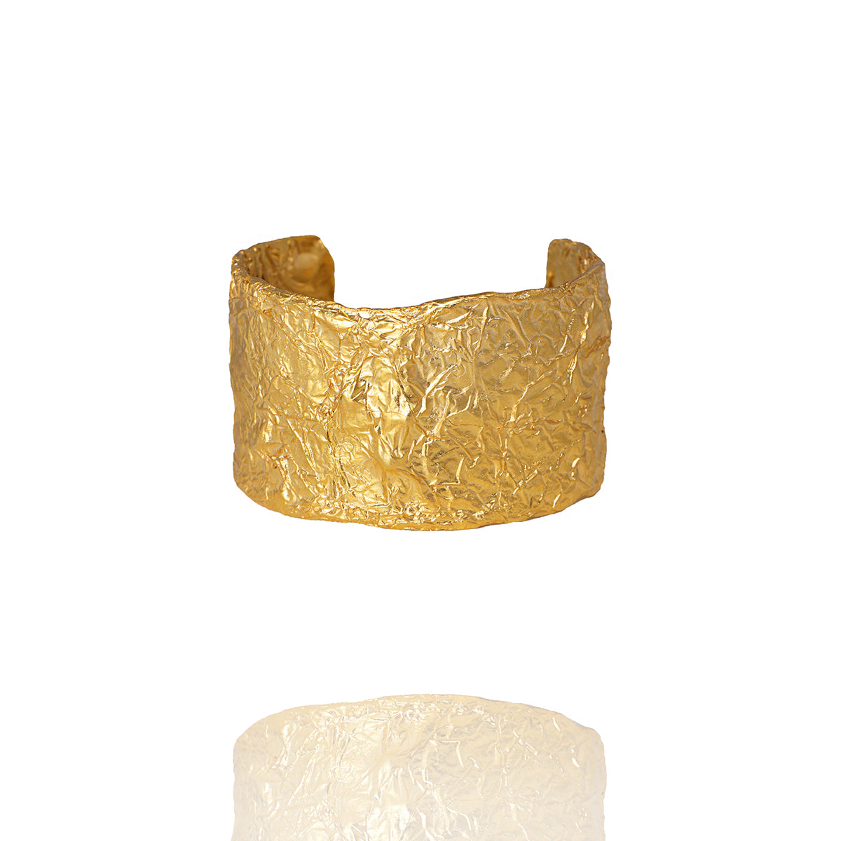 Gold Foil Cuff | Jewellery | Alexandra Hakim